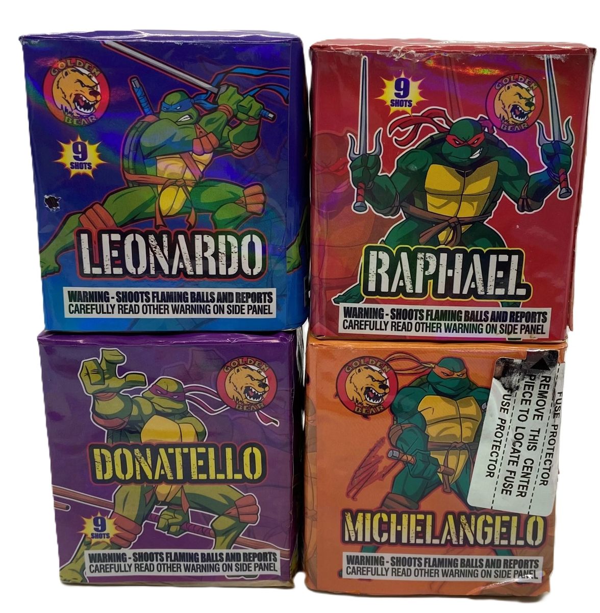 Cowabunga Series : Michelangelo, Leonardo, Donatello and Raphel